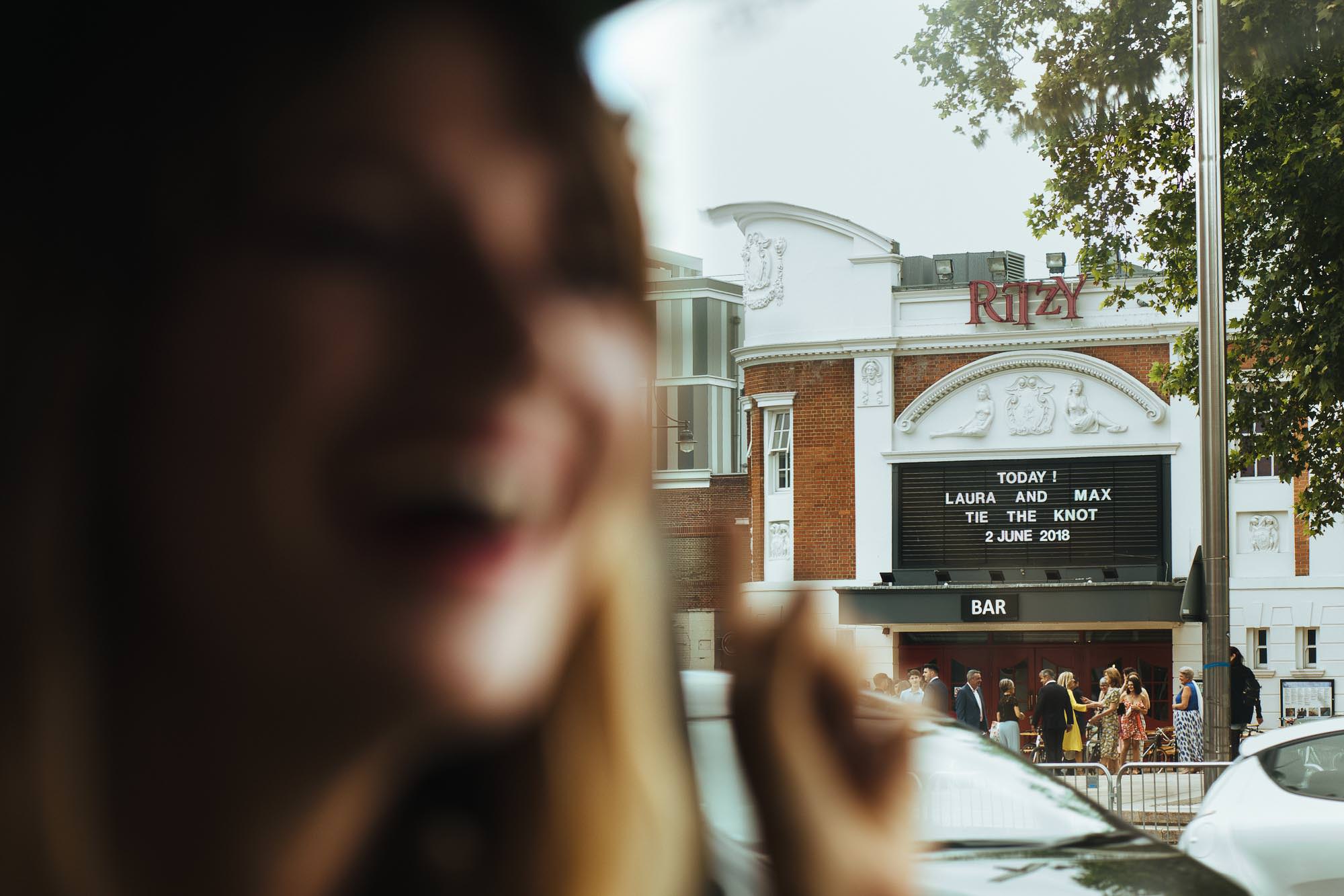 Ritzy Cinema Brixton Wedding Photography - Lyndsey Goddard